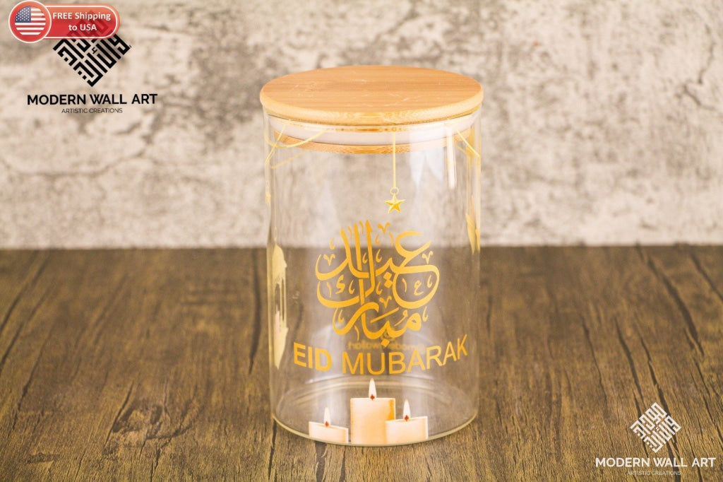 Eid Mubarak Jars 100% profits to charity (BOGO FREE) – Modern Wall Art