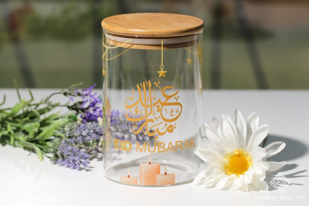 Eid Mubarak Jars 100% profits to charity (BOGO FREE) – Modern Wall Art
